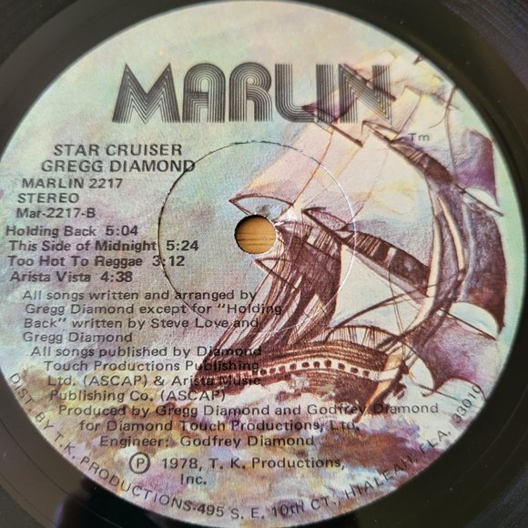 Marlin | Media | Gregg Diamond Star Cruiser Lp 978 Marlin 2217 Stereo Rock Disco Glam Pop Lp6 ...